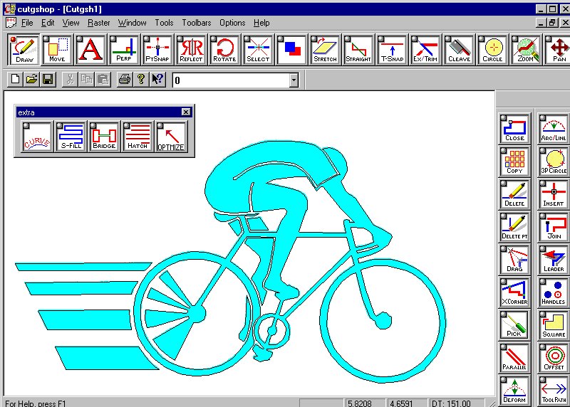 Raster To Vector And Vector To Raster Conversion Cutting Shop